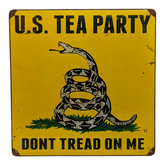 Wall Decor | Us Tea Party Dont Tread On Me Gadsden 11 Square Metal ...